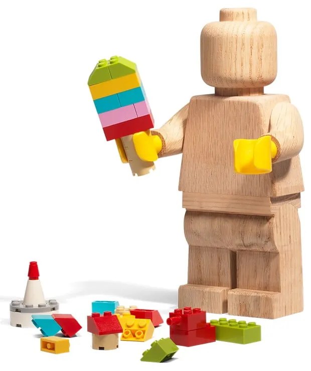 Dětská figurka z dubového dřeva LEGO® Wood