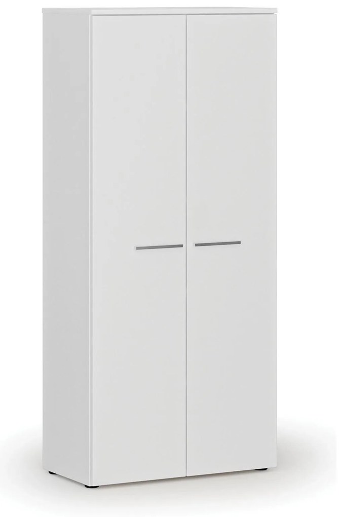 Šatní skříň s výsuvem PRIMO WHITE, 800 x 420 x 1781 mm, bílá