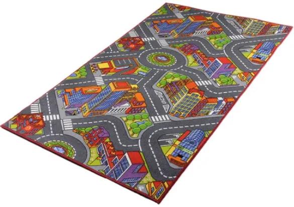 ASSOCIATED WEAWERS Kusový koberec Big city 97 BARVA: Vícebarevný, ROZMĚR: 100x165 cm