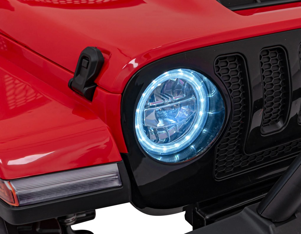 Ramiz Terénní autíčko OFF-ROAD 3.0 pro děti červené + dálkové ovládání + plynulý start + pásy + audio LED