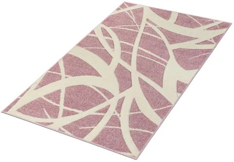 Koberce Breno Kusový koberec PORTLAND 57/RT4R, Růžová, Vícebarevné, 160 x 235 cm