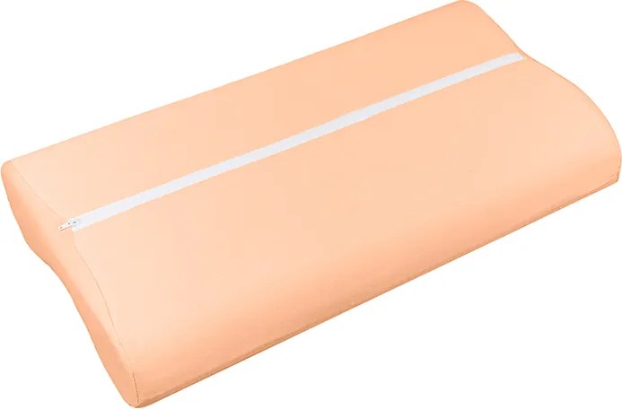 Bellatex Polštář anatomický - líná pěna Oranžová 60x33 cm, výška je 9-11 cm