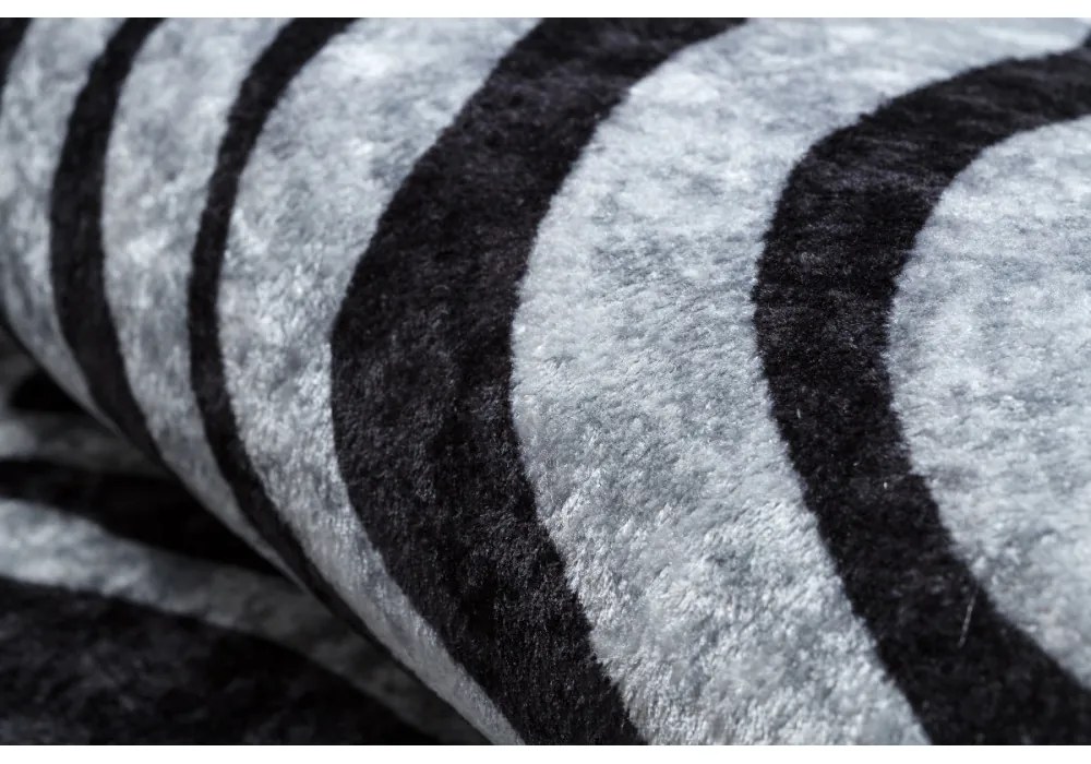 Kusový koberec Asora černobílý 140x190cm