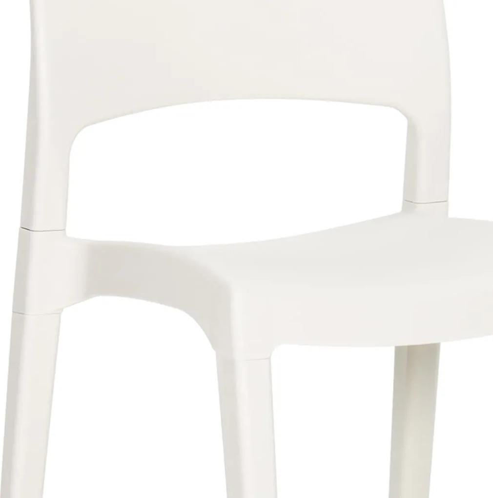 vidaXL Zahradní židle 2 ks polypropylen [317726] Barva: Bílá
