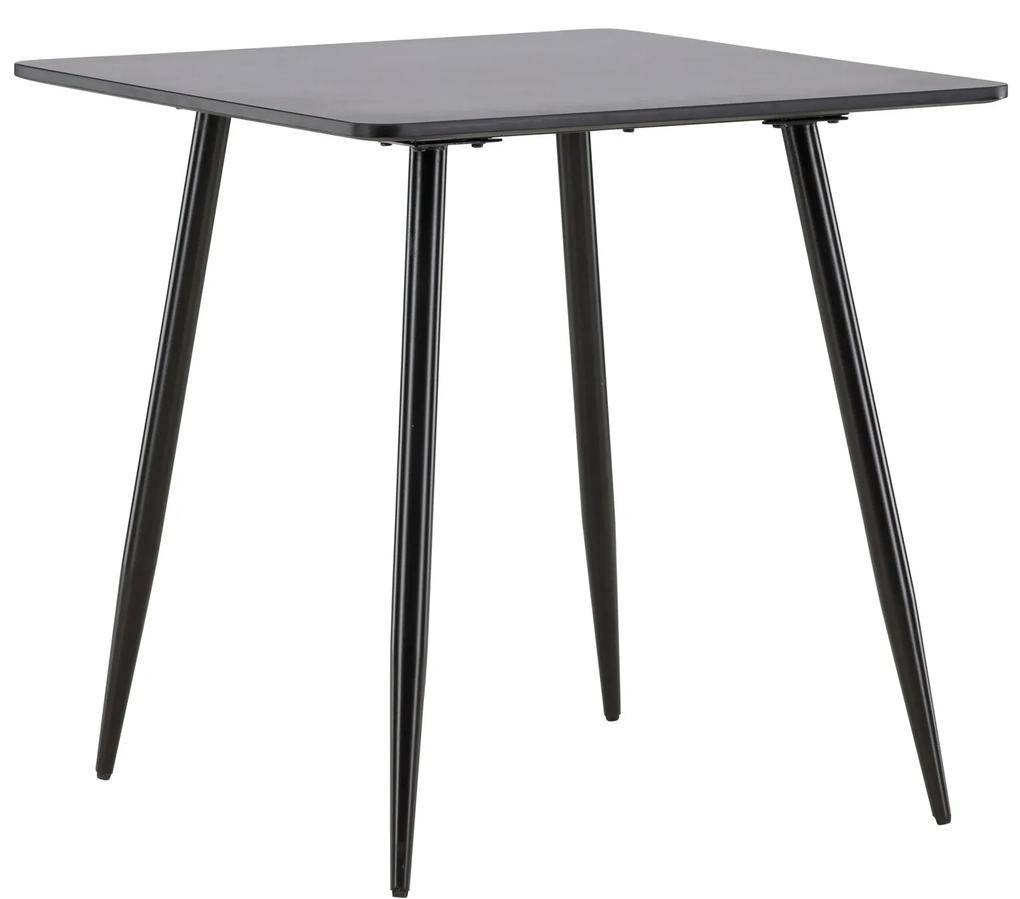 Jídelní stůl Polar, černá, 75x75x75