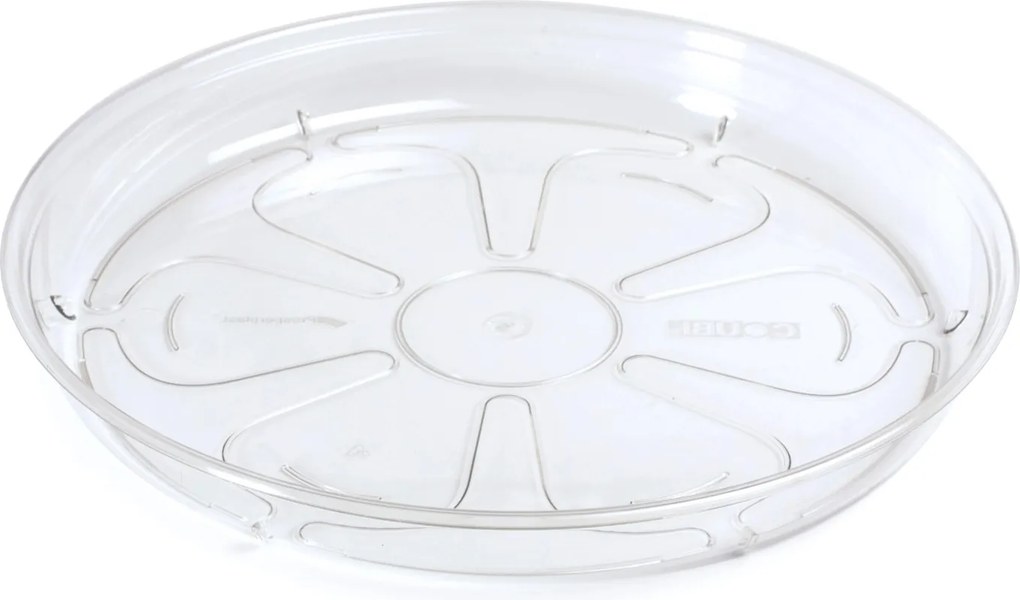 Prosperplast Miska pod květináč Coubi 12 cm, transparentní