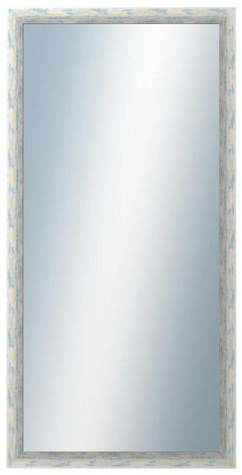 DANTIK - Zarámované zrcadlo - rozměr s rámem cca 60x120 cm z lišty PAINT zelená velká (2964)