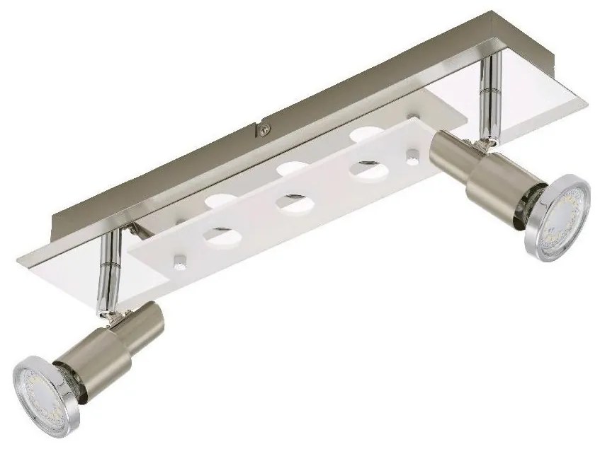 Briloner Briloner 3629-052 - LED Bodové svítidlo COMBI 2xGU10/3W/230V + LED/5W BL0729