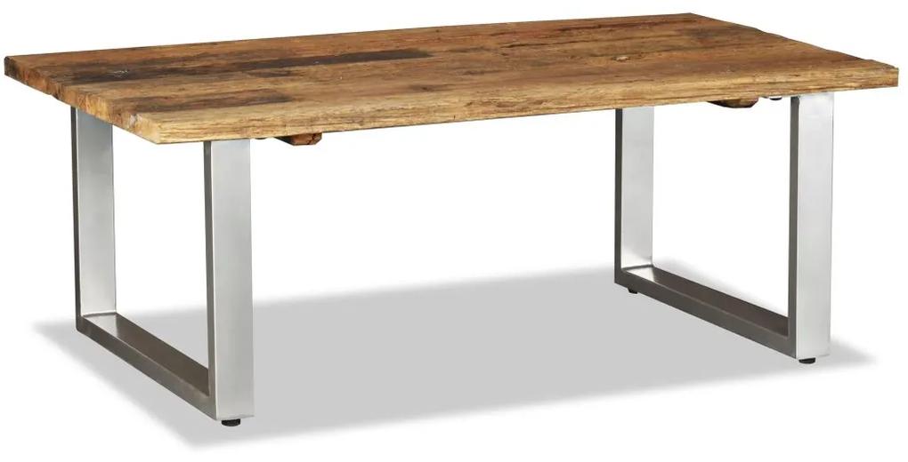Konferenční stolek masivní recyklované dřevo 100 x 60 x 38 cm,  244586