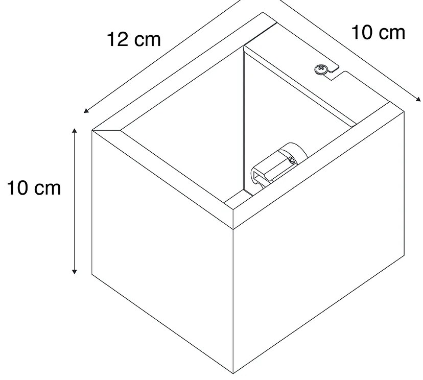 Sada 2 chytrých nástěnných lamp ořechové dřevo vč. Wifi G9 - Transfer