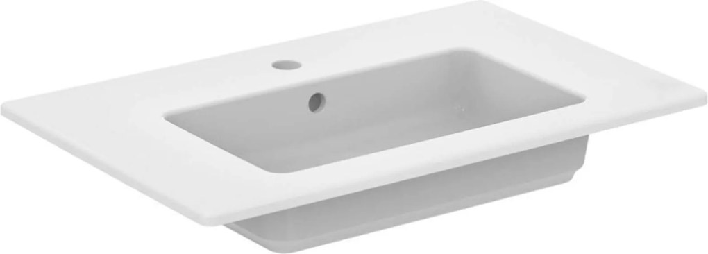 Ideal Standard Eurovit - Umyvadlo 55x45 cm, s přepadem, otvor pro baterii, bílá E053501