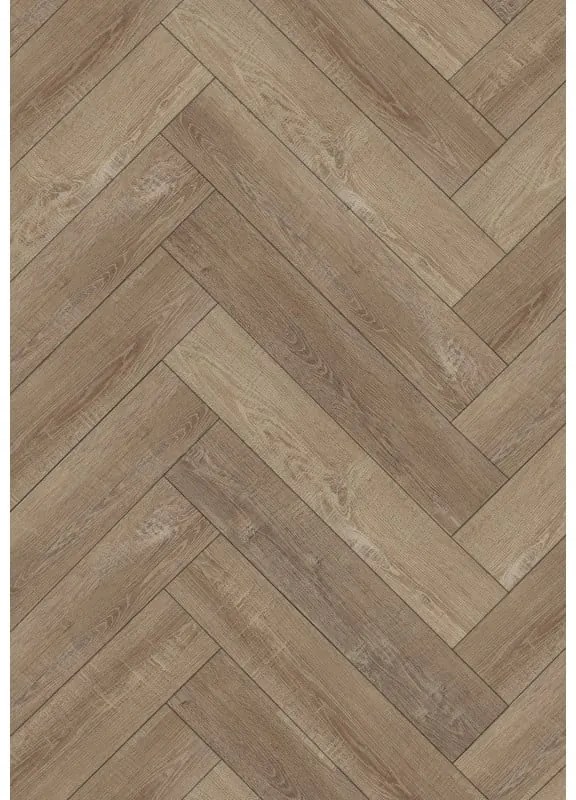 Mexen Windsor vinylové panely rybí kost 635 x 127 mm SPC 6,5 mm, podklad IPEX 1,5 mm, 4 V-drážka, Dub