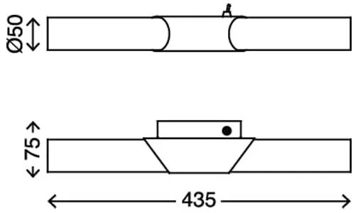 Briloner 2125-022 - Osvětlení zrcadla SPLASH 2xE14/40W/230V