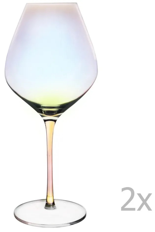 Sada 2 sklenic na červené víno Orion Luster, 650 ml