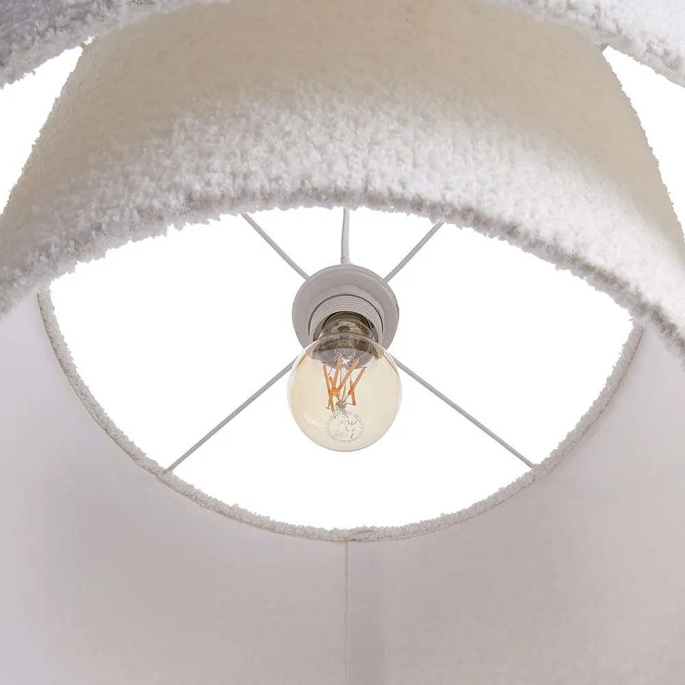 FONISSI Závěsná lampa buklé - bílá