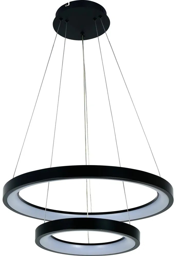 Brilagi - LED Stmív. lustr na lanku FALCON SLIM LED/68W/230V pr. 50 cm černá +DO