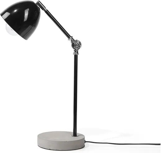 Černá stolní lampa CHANZA