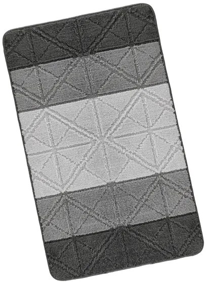 Bellatex koupelnová předložka BANY 60x100 cm Trojúhelník šedá