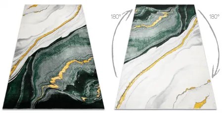 koberec EMERALD výhradní 1017 glamour, stylový mramor lahvově zelená velikost 240x330 cm | krásné koberce cz