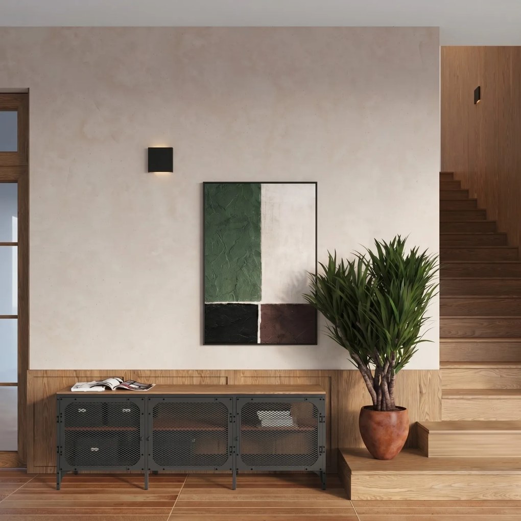 Sollux Lighting Nástěnné svítidlo VANTA černé