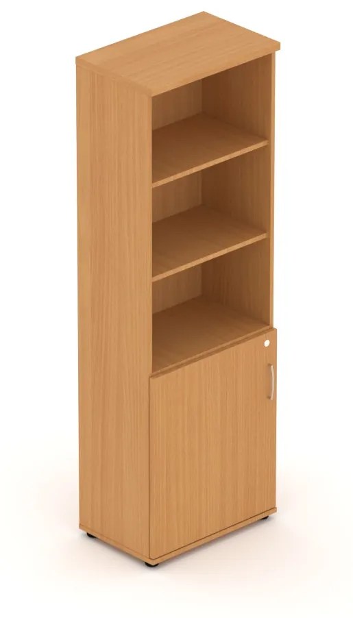 NABYTEK-DESIGNOVY.CZ - S562 03 - Kancelářská skříň Komfort, 60x38,5x183,5 cm, dveře 2/5 , calvados