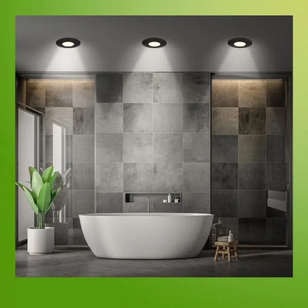 Briloner 7589035-SADA 3xLED Stm koup podh svíti KLIRA LED/4,9W/230V IP44 černá