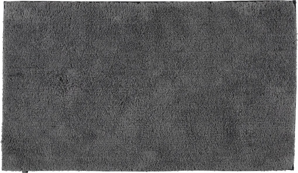 Koupelnový kobereček Cawo hladký protismykový 60 x 100 cm antracitový
