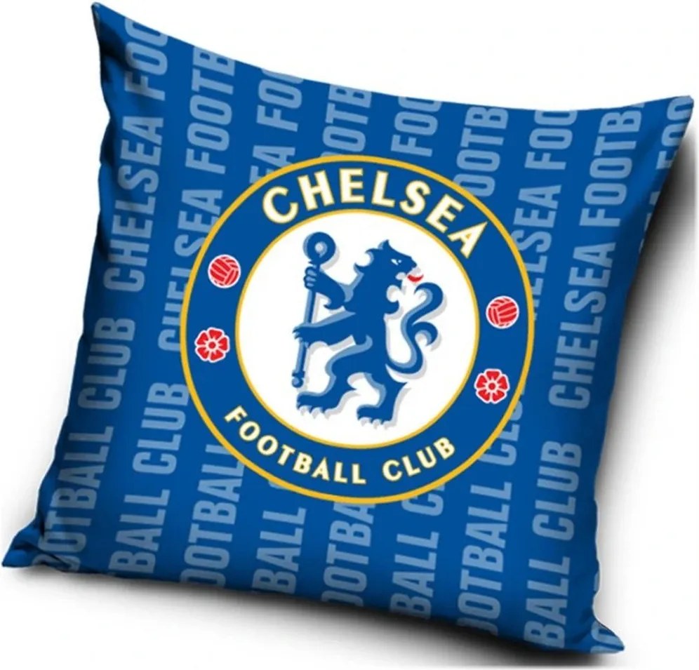 Velurový polštář Chelsea FC - motiv Club - 40 x 40 cm
