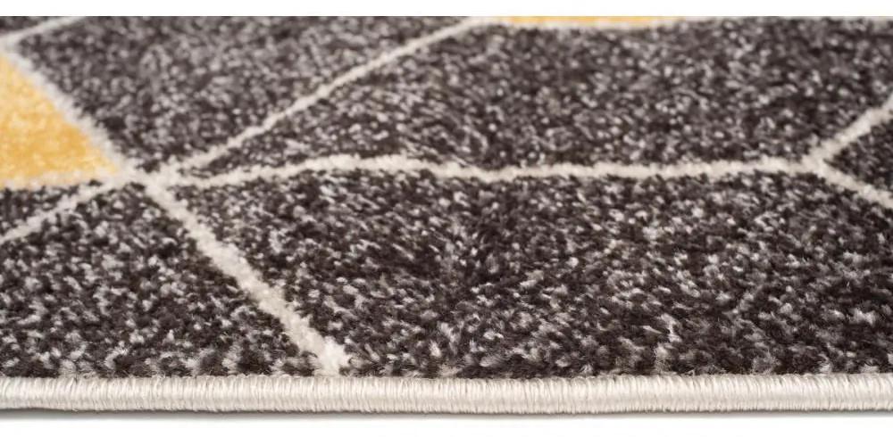 Kusový koberec Brevis hnědo žlutý 240x340cm