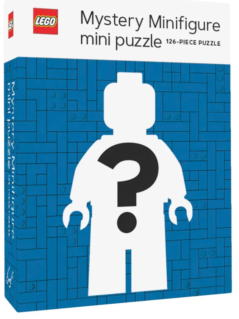 Chronicle Books Puzzle LEGO® Tajemná minifigurka Modrá edice 126 dílků