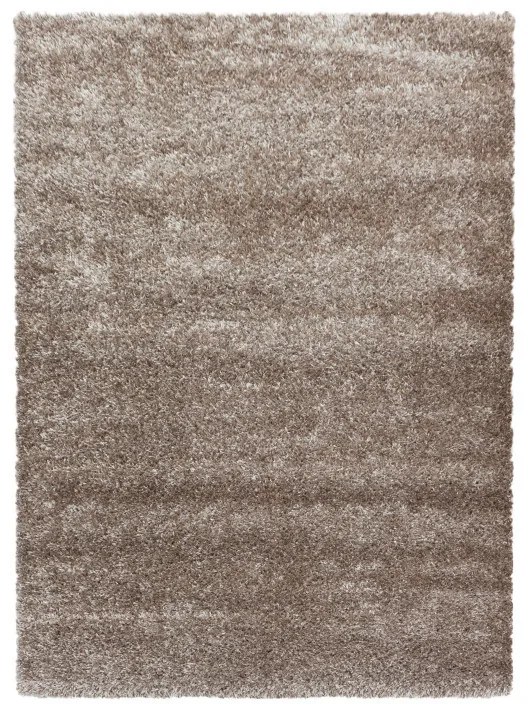 Ayyildiz koberce Kusový koberec Brilliant Shaggy 4200 Taupe - 80x150 cm