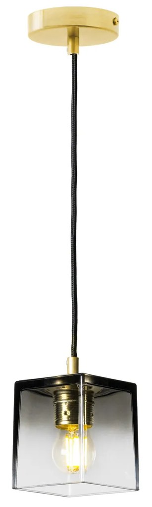 Light for home - Závěsné svítidlo na lanku 19603 "ROBERTO", 1x60W, E27, Zlatá