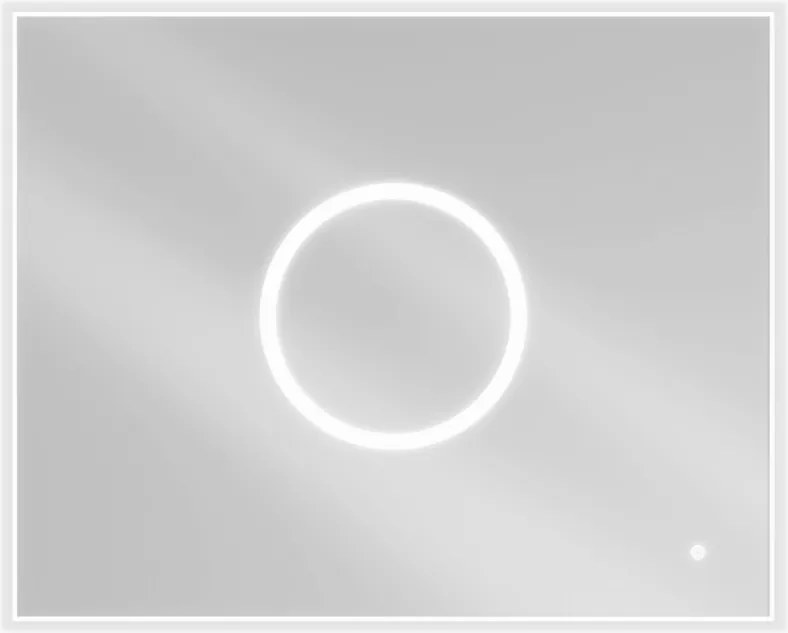 Mexen Koga, LED koupelnové zrcadlo s podsvícením 100 x 80 cm, 6000K, ochrana proti zamlžování, 9821-100-080-611-00