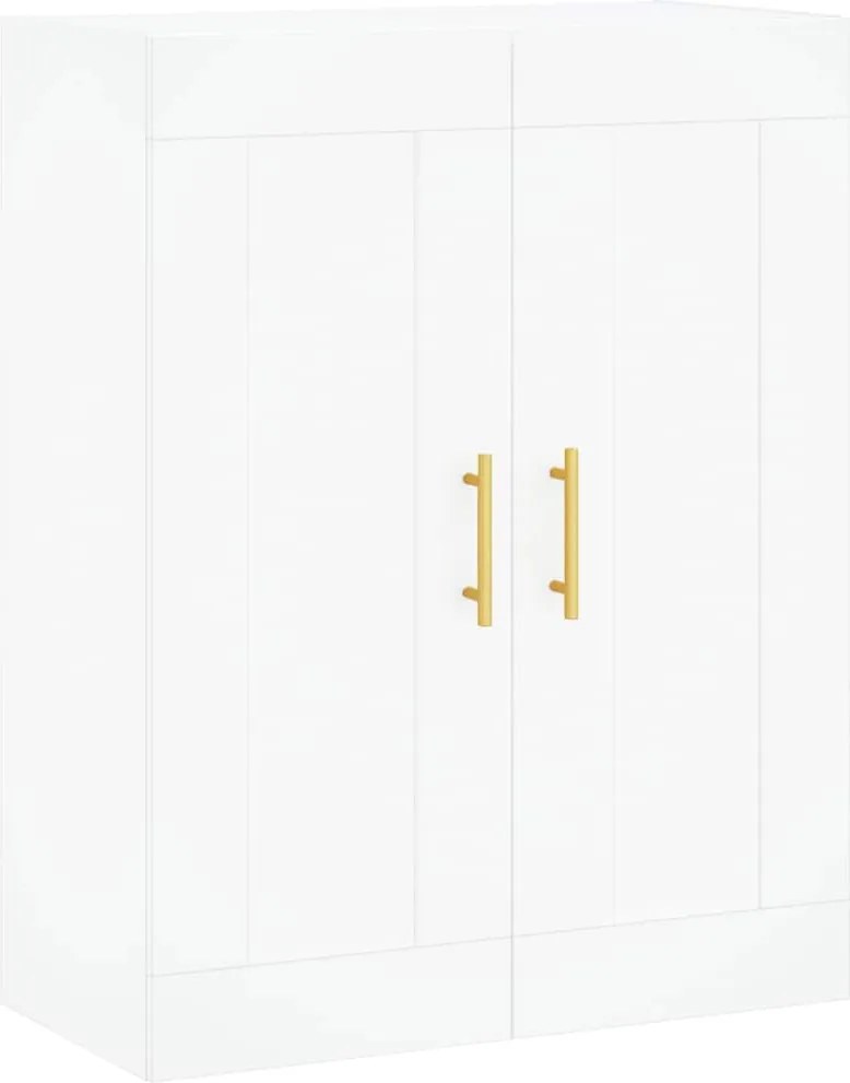 Skříň highboard bílá 69,5 x 34 x 180 cm kompozitní dřevo 3199865