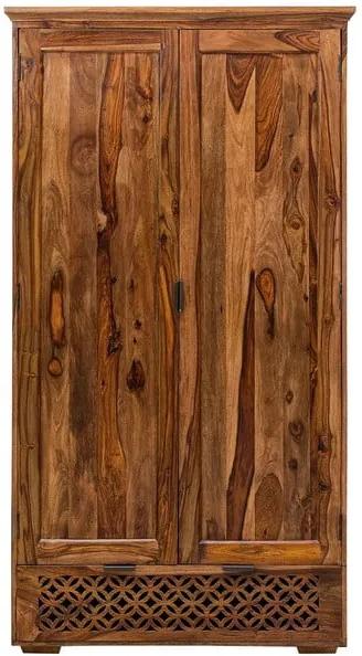 Skřín z masivního palisandrového dřeva Massive Home Rosie, 120 x 200 cm