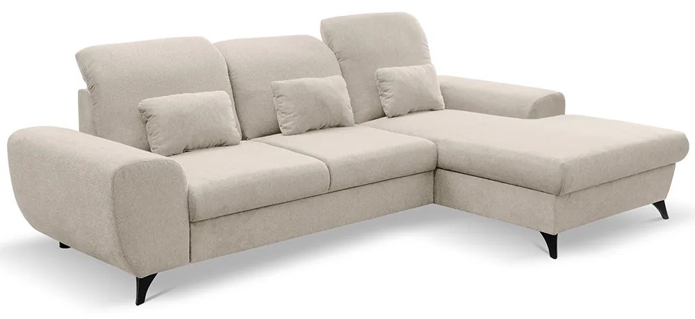 Sedací souprava ALTA | 279x172 cm | rozkládací + úložný prostor + 3x polštářek | VÝBĚR LÁTEK