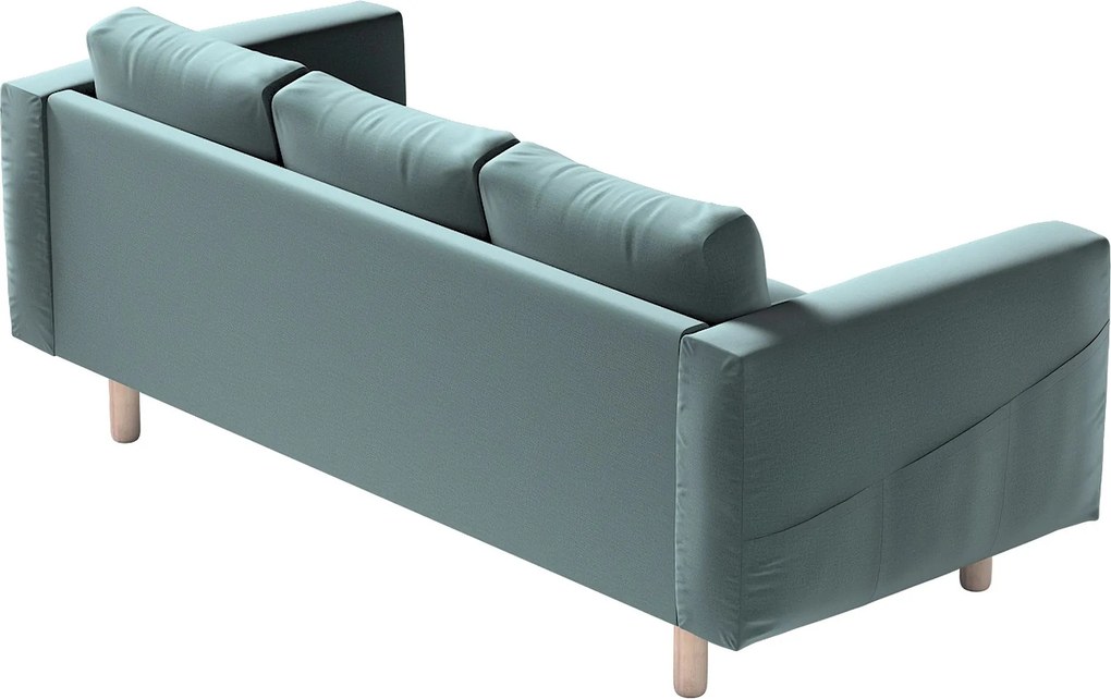 Potah na pohovku IKEA Norsborg 3-místná barva zelená látka sametová