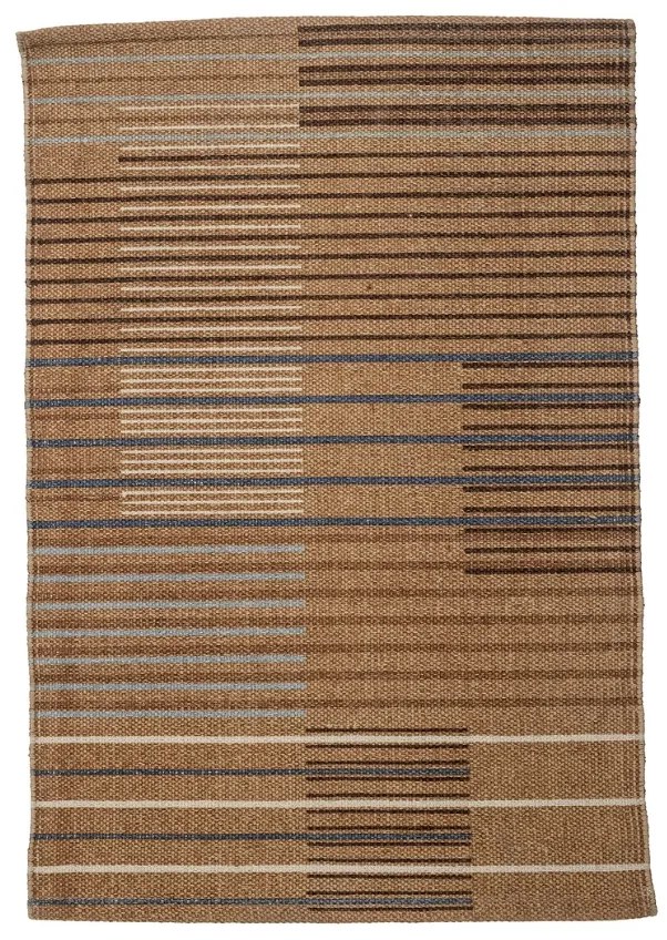 OnaDnes -20% Hnědý bavlněný koberec Bloomingville Boon 55 x 80 cm