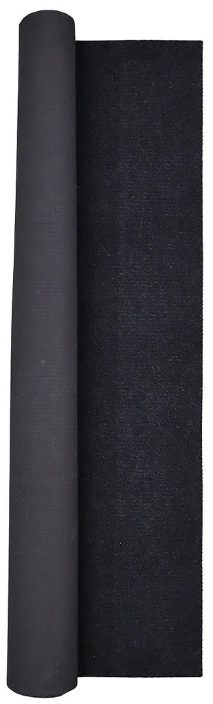 Vopi, Běhoun na míru Quick step antracit, šíře 150 cm, šedá, chodba / předsíň