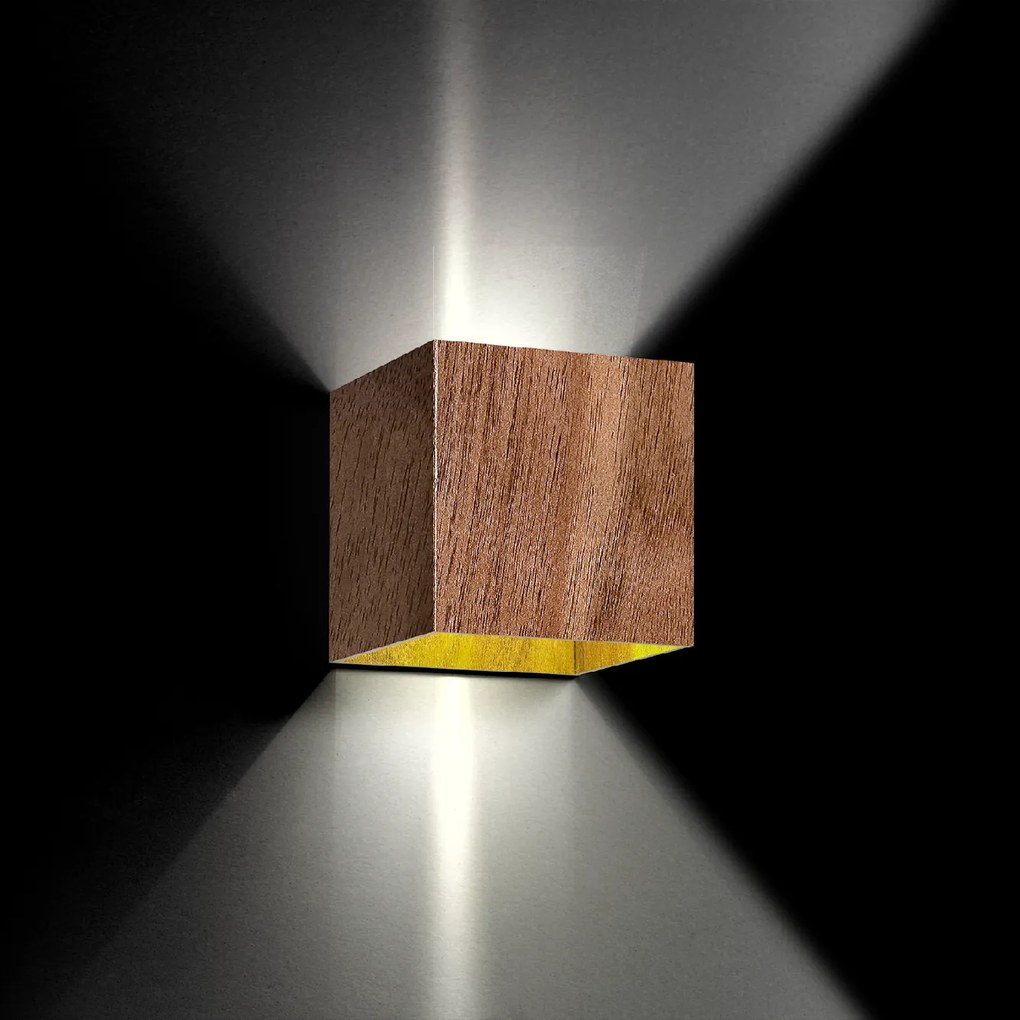 WEVER & DUCRÉ BOX WALL 2.0 LED Barva: Ořechové Dřevo, Teplota chromatičnosti: 2700 K