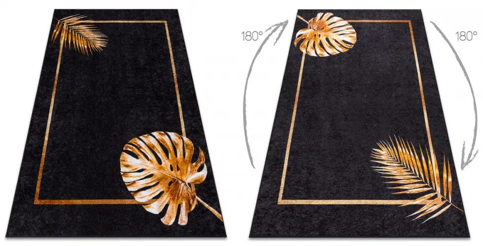 Kusový koberec Achila černozlatý 160x220cm