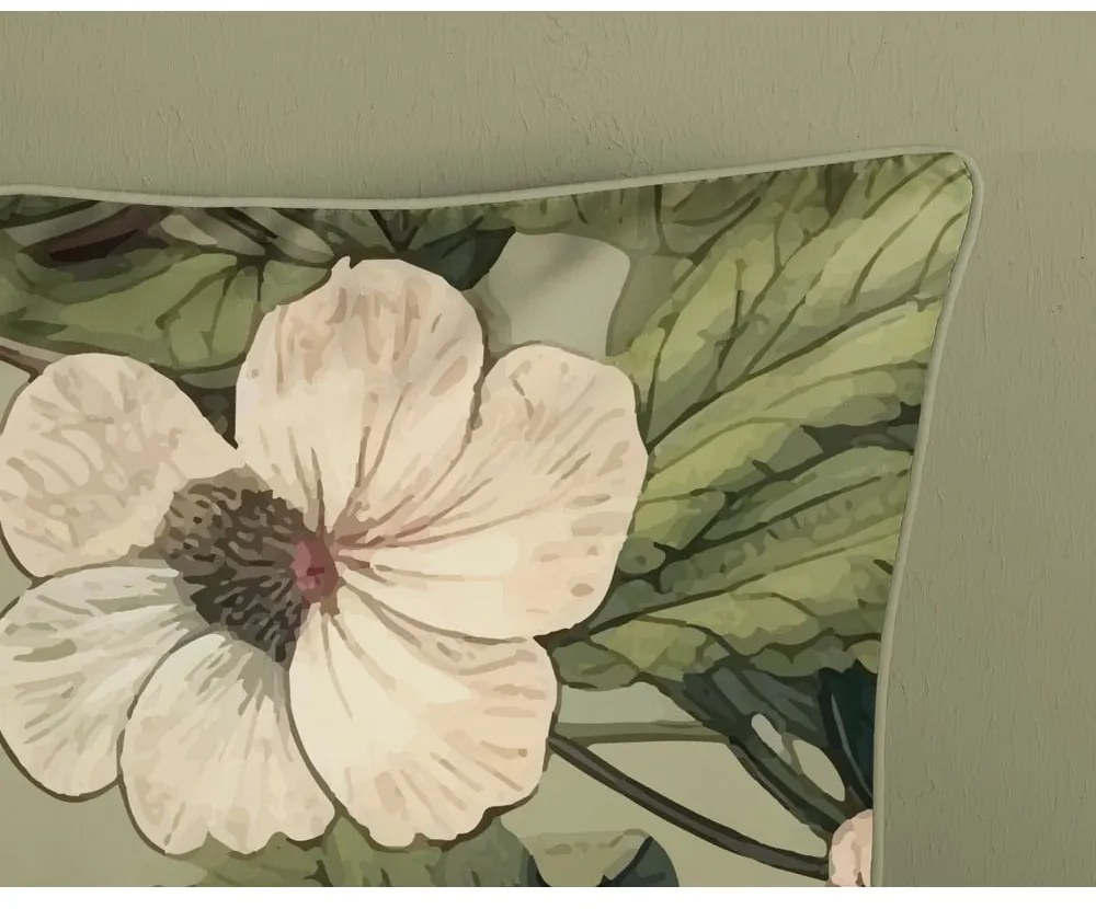 Khaki povlečení na jednolůžko/prodloužené z bavlněného saténu 140x220 cm Onaz – Descanso
