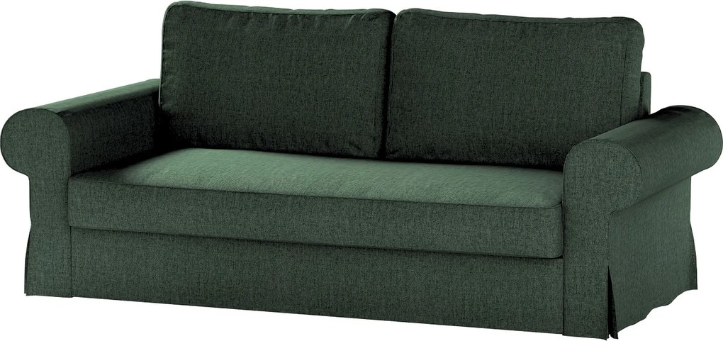 Potah na pohovku IKEA Backabro, 3-místná, rozkládací barva zelená látka pletený vzor