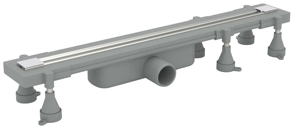 Omp Tea Sumisura podlahový žlab s nerezovým roštem 123 cm DN50 983.401.8