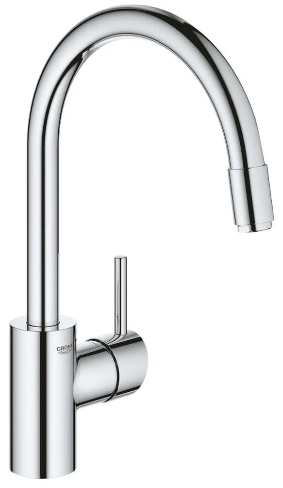 Grohe Concetto - Dřezová baterie s výsuvnou sprškou, chrom 32663003