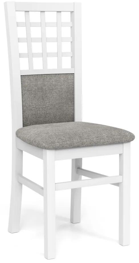 Jídelní židle Gernia bílá/šedá