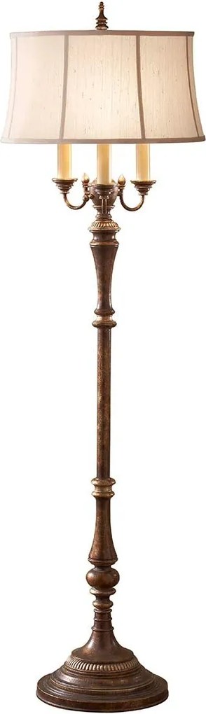Stojací retro lampa Elstead GIBSON FL 4xE27 168 cm