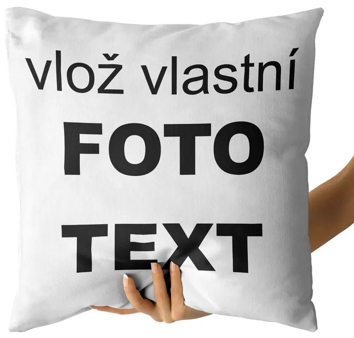 Polštář z vlastních fotek 40x40cm
