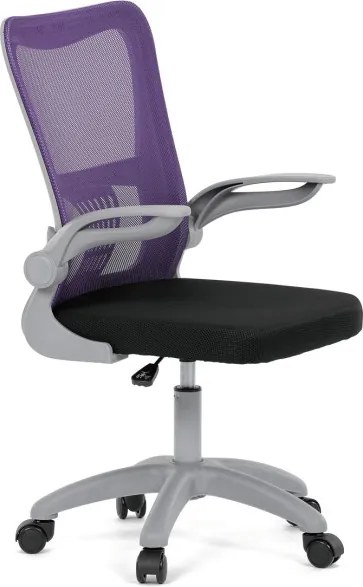 Dětská otočná židle fialová KA-K2008 PUR