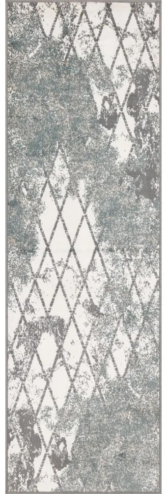 Běhoun šedomodrý 80x250 cm Sensi Gepi – FD
